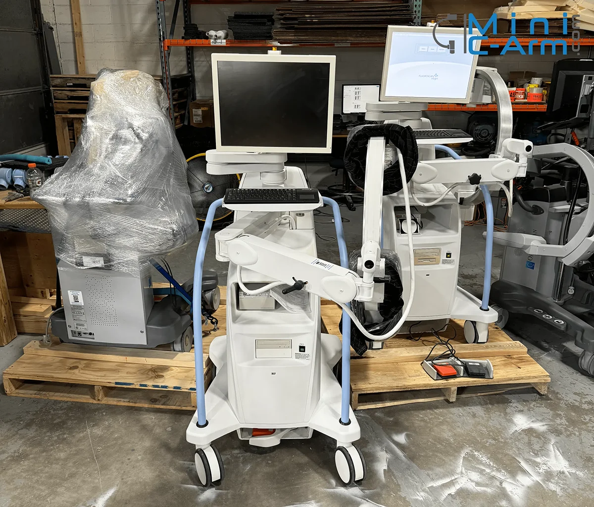2x Hologic Fluoroscan InSight 2 & Orthoscan FD Mini C-Arm | Minicarm.com